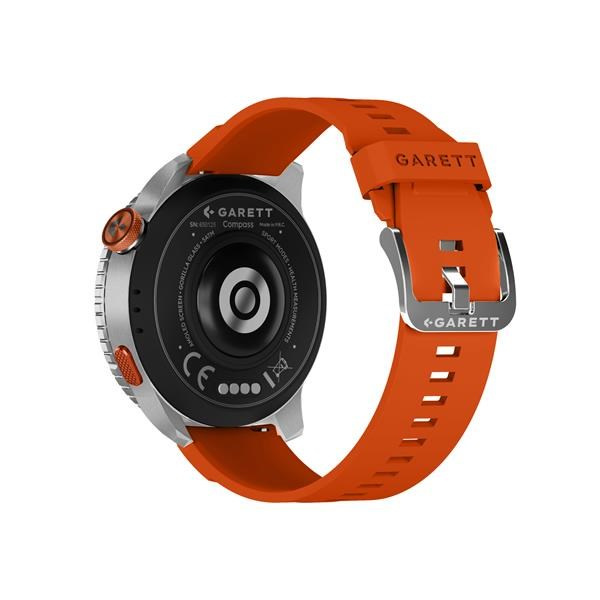 Garett Smartwatch COMPASS Silver, GPS - Svět Počítačů