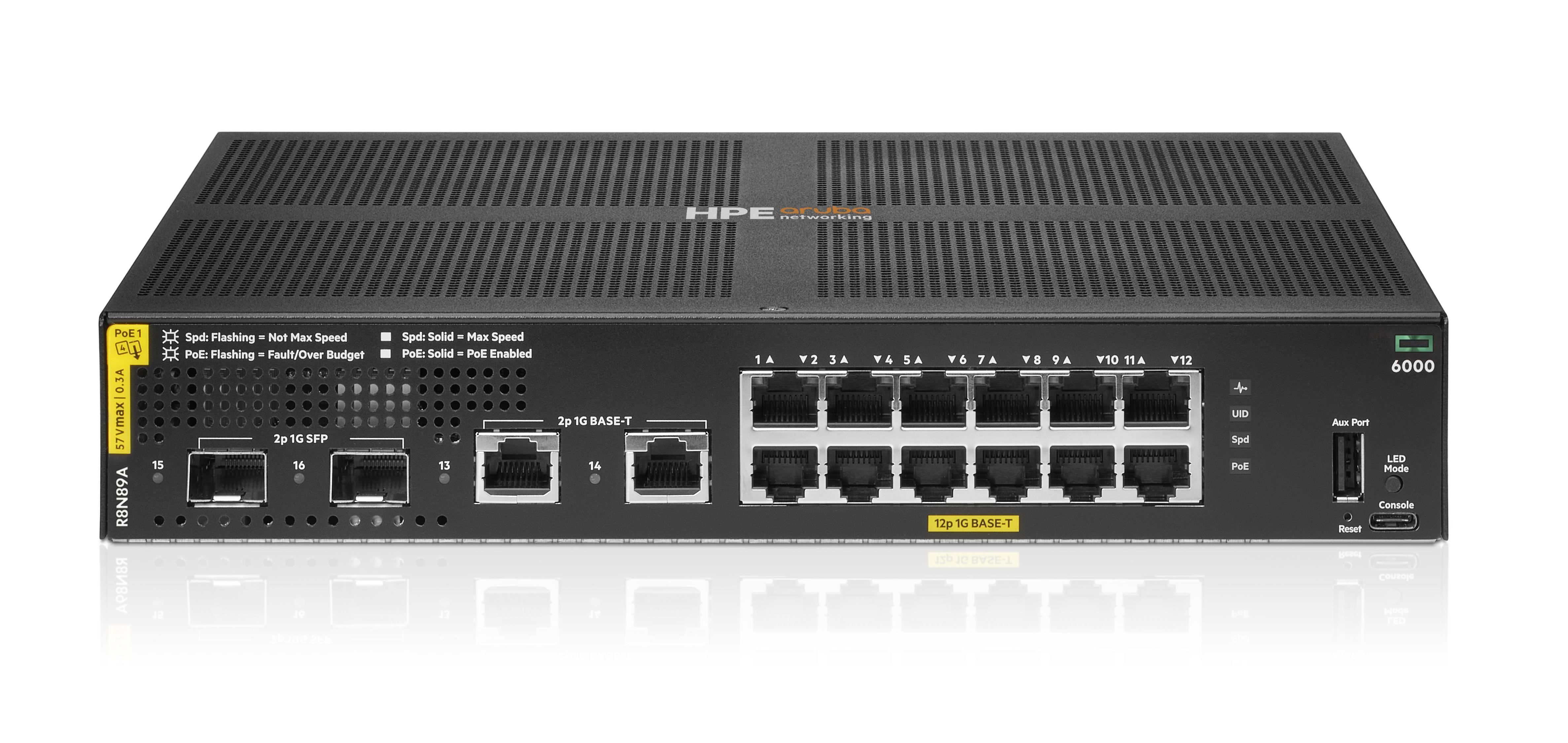 HPE Aruba Networking CX 6000 12G Class4 PoE - Svět Počítačů