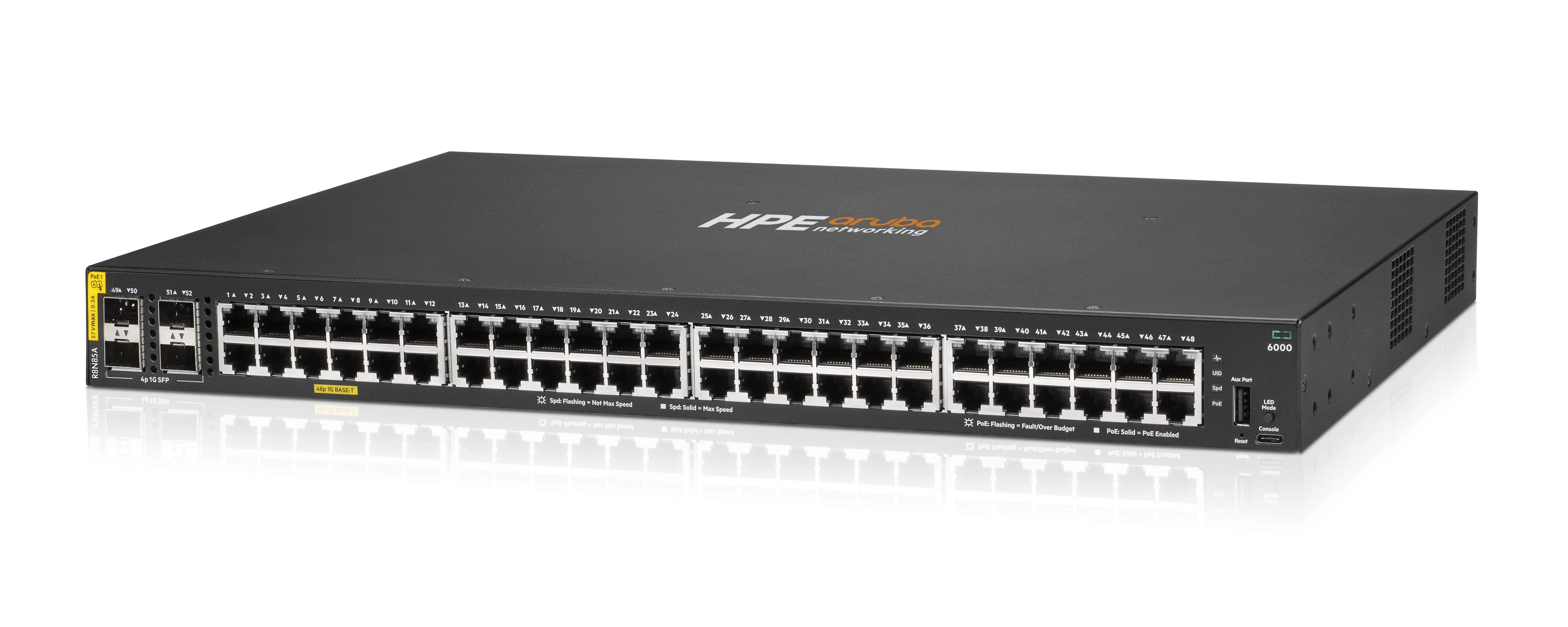 HPE Aruba Networking CX 6000 48G Class4 PoE - Svět Počítačů