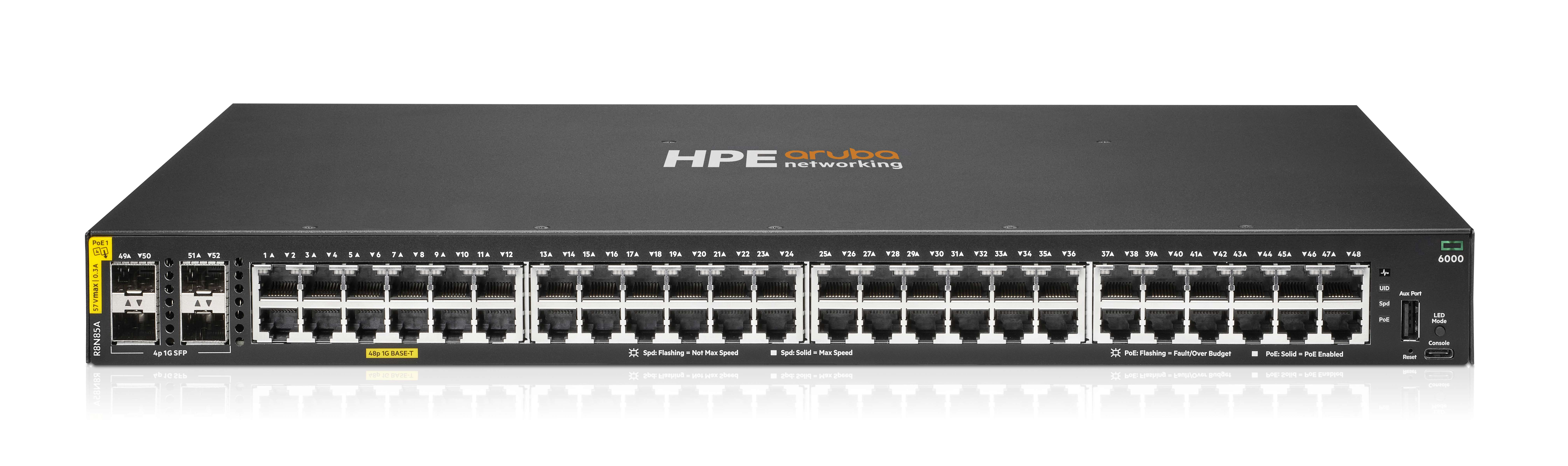 HPE Aruba Networking CX 6000 48G Class4 PoE - Svět Počítačů